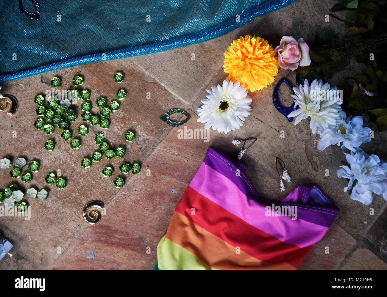 Rio de Janeiro -Brazil, decoration and ornamentation to make carnival ...