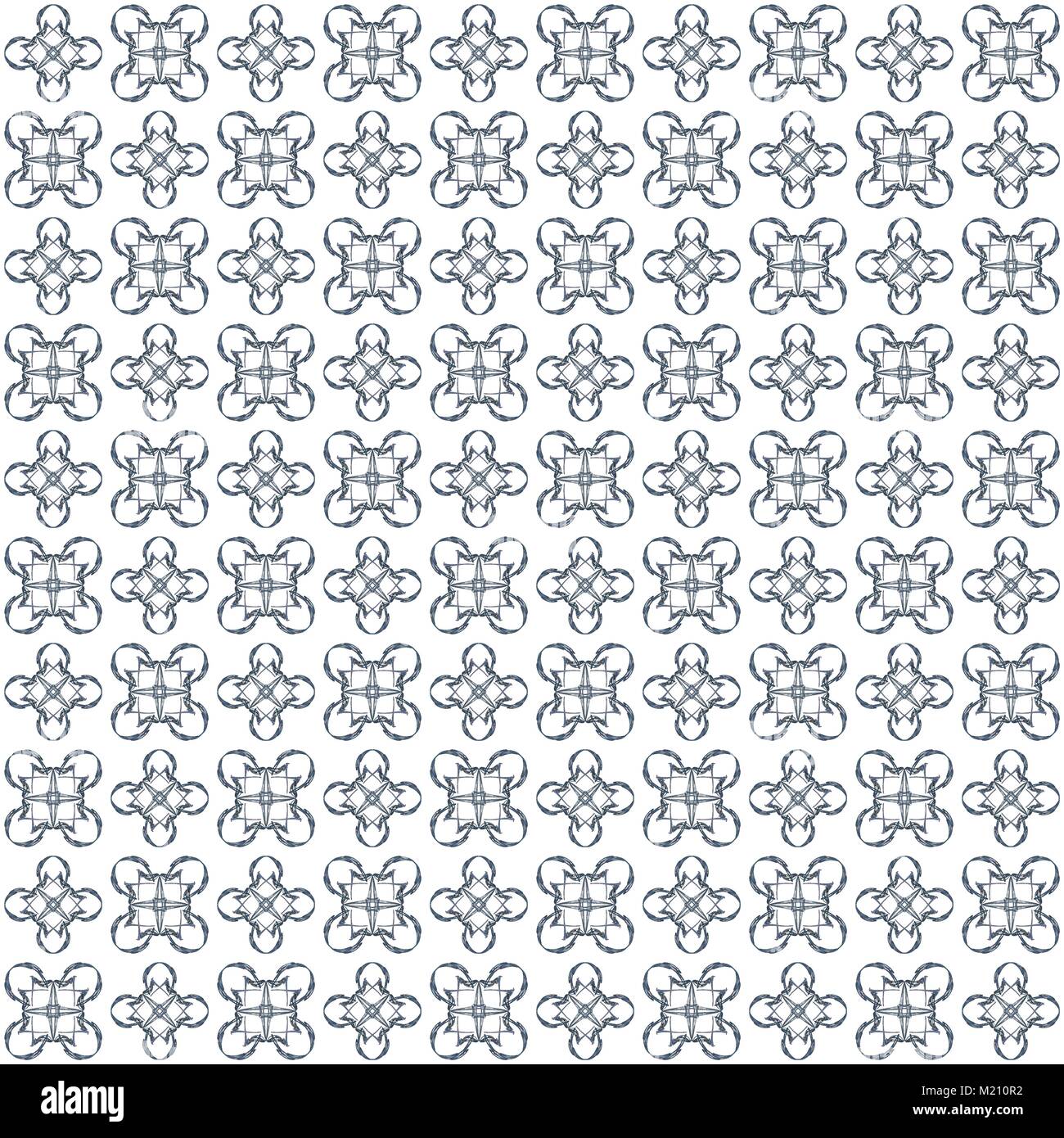 Seamless abstract gray texture fractal patterns on white background ...