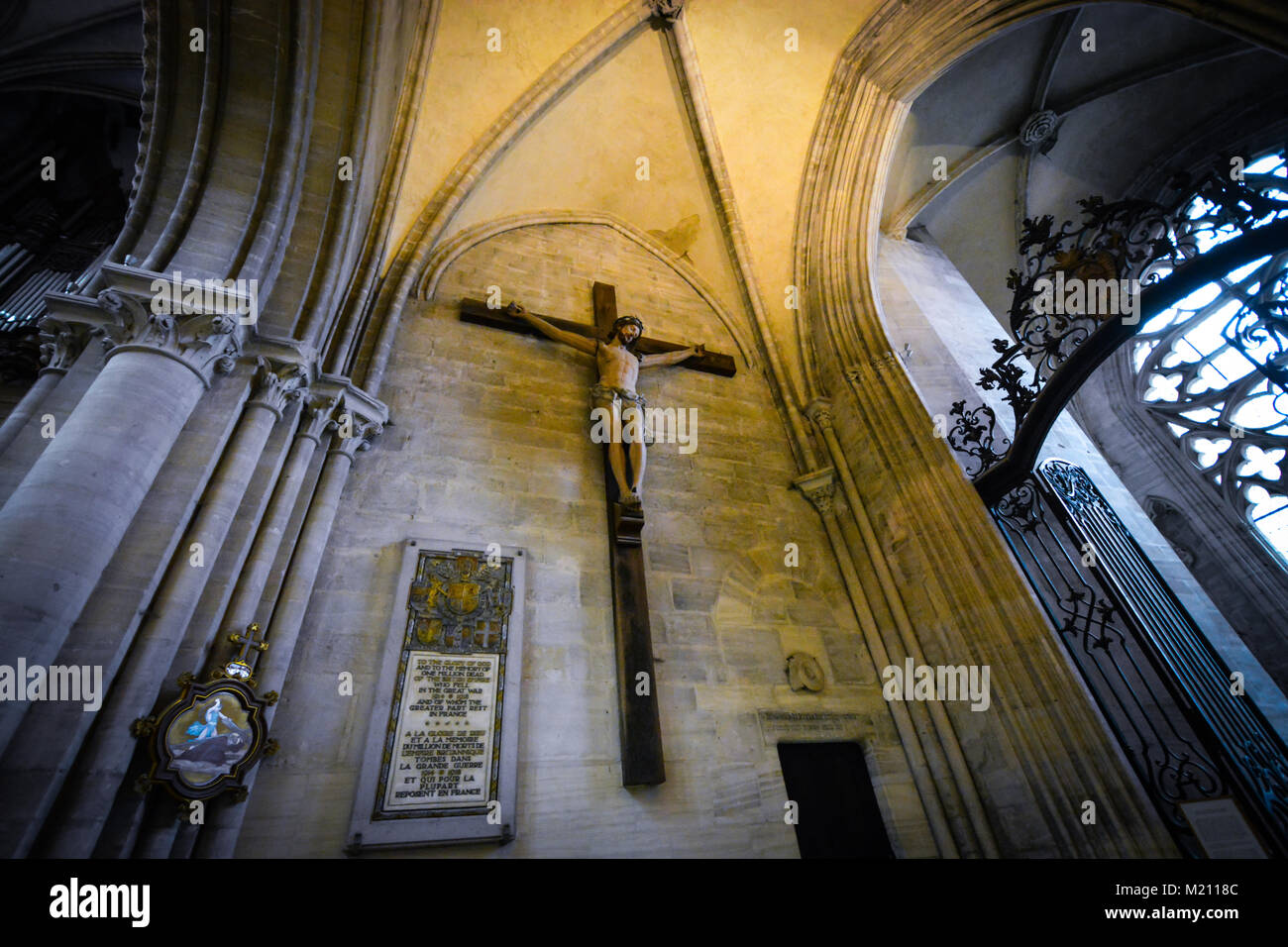 Medieval life size sculpture of christ hi-res stock photography and ...