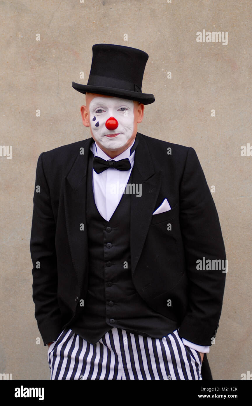 Mr Mudge, one of the clowns attending the 62nd Annual Grimaldi Clown ...