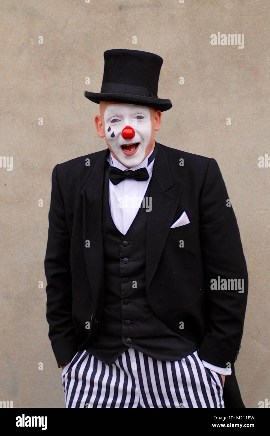 Mr Mudge, one of the clowns attending the 62nd Annual Grimaldi Clown ...