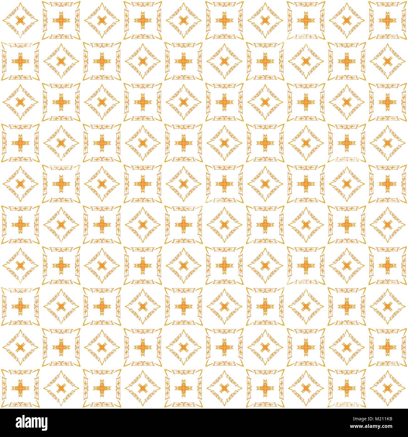 Seamless abstract orange texture fractal patterns on white background ...
