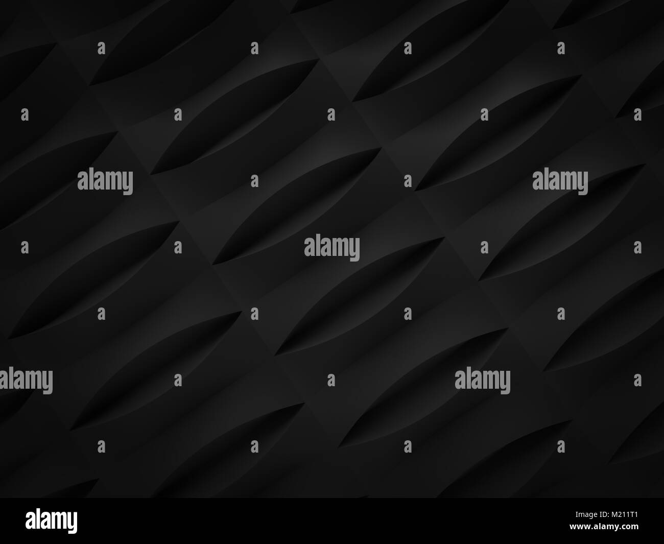 abstract black tear bend object background pattern 3d render Stock ...