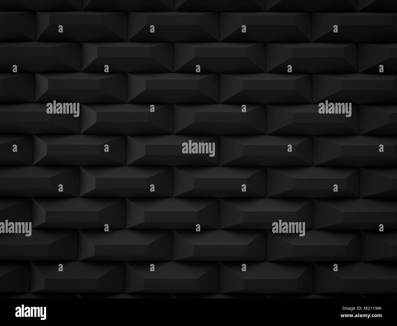 Abstract 3d Background Black Rectangular Dark Alternating Arrangement