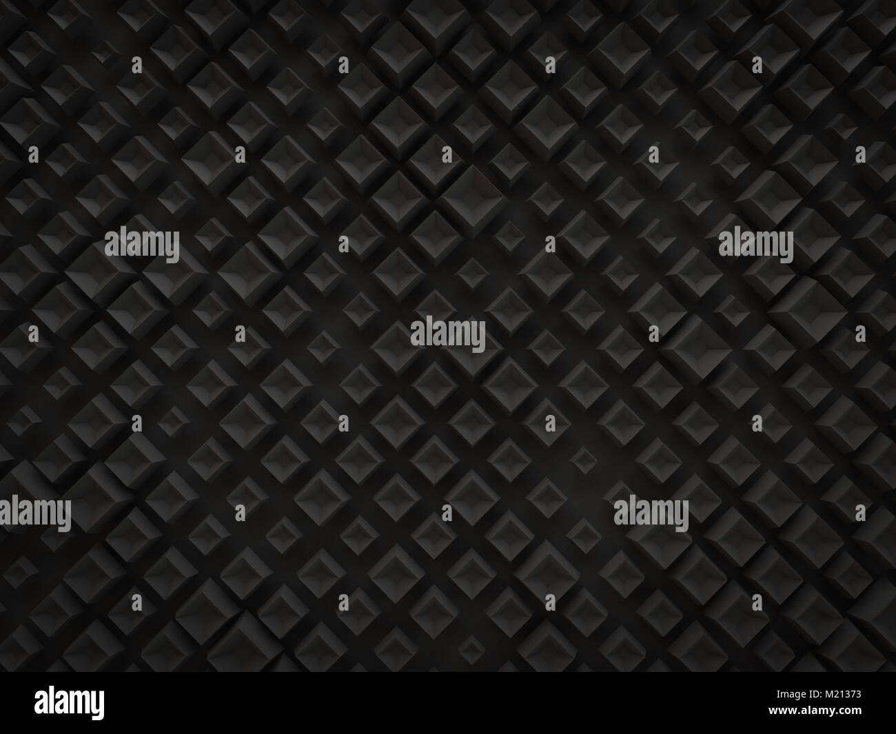 abstract 3d black small Diamond cube box pattern technology background ...