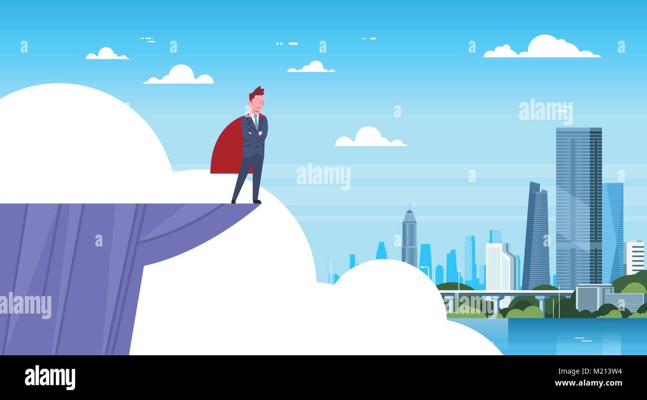 Man wearing red cape Stock Vector Images - Alamy