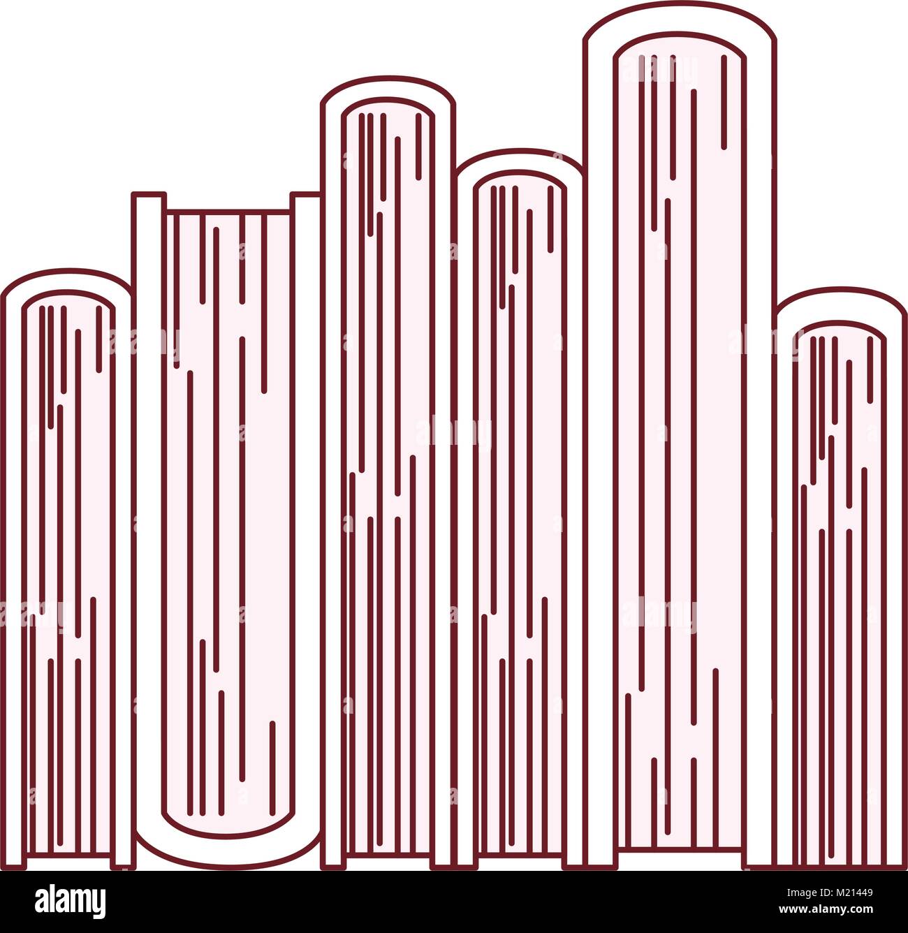 Stacked old paper Stock Vector Images - Alamy