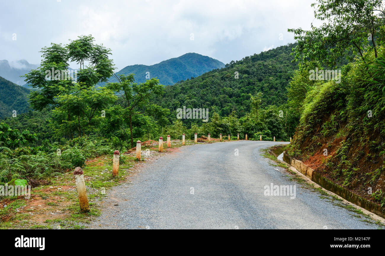 Rural road in Ha Giang Province, North of Vietnam Stock Photo - Alamy