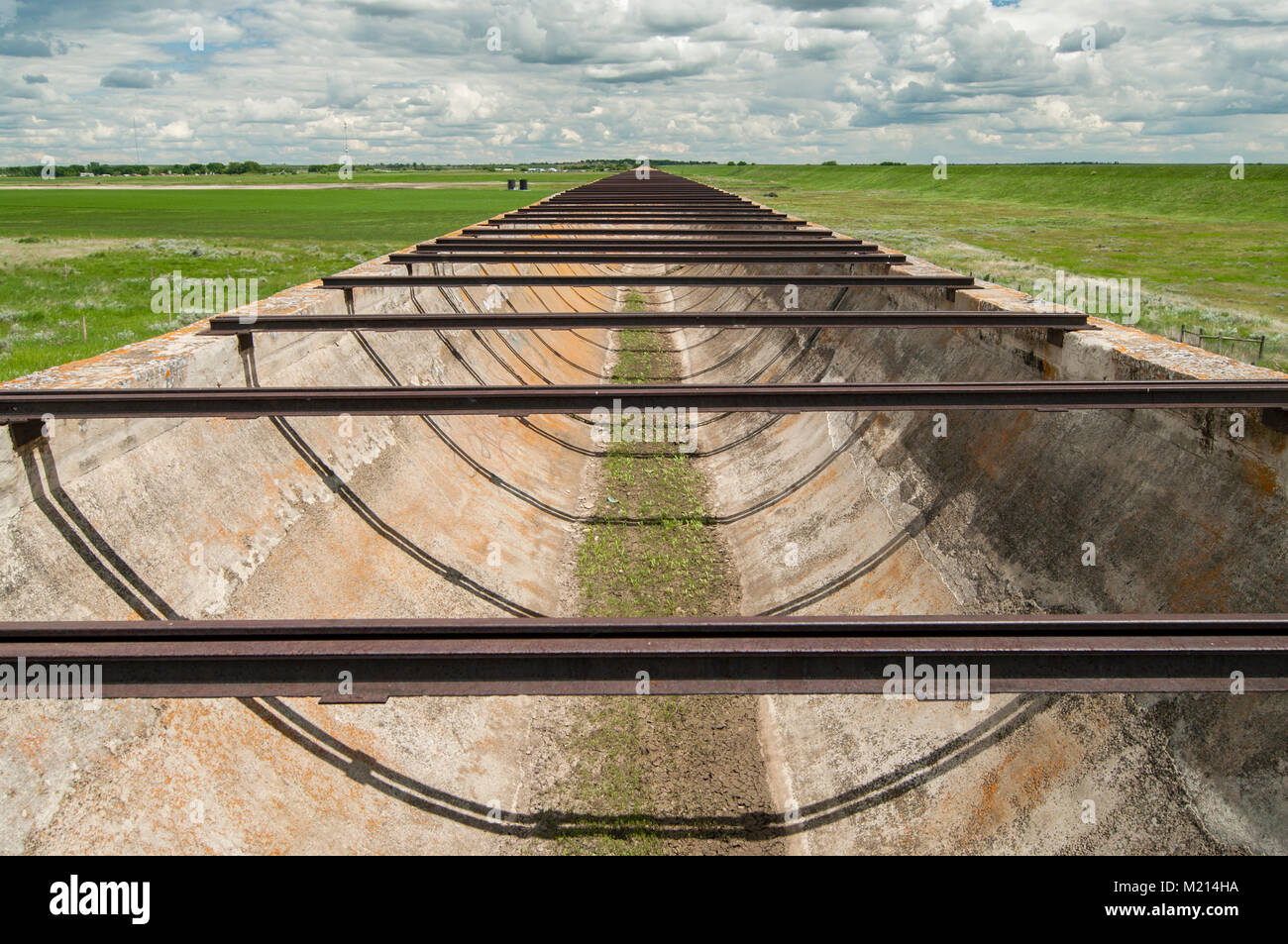 Brooks Aqueduct, Alberta, Canada. A view of this National and ...