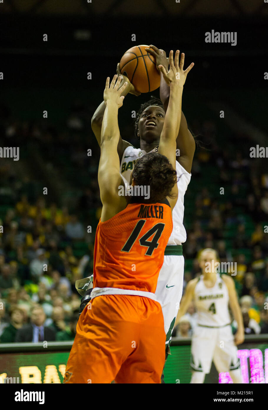 Waco, Texas, USA. 31st Jan, 2018. Baylor Bears forward Dekeiya Cohen (1 ...