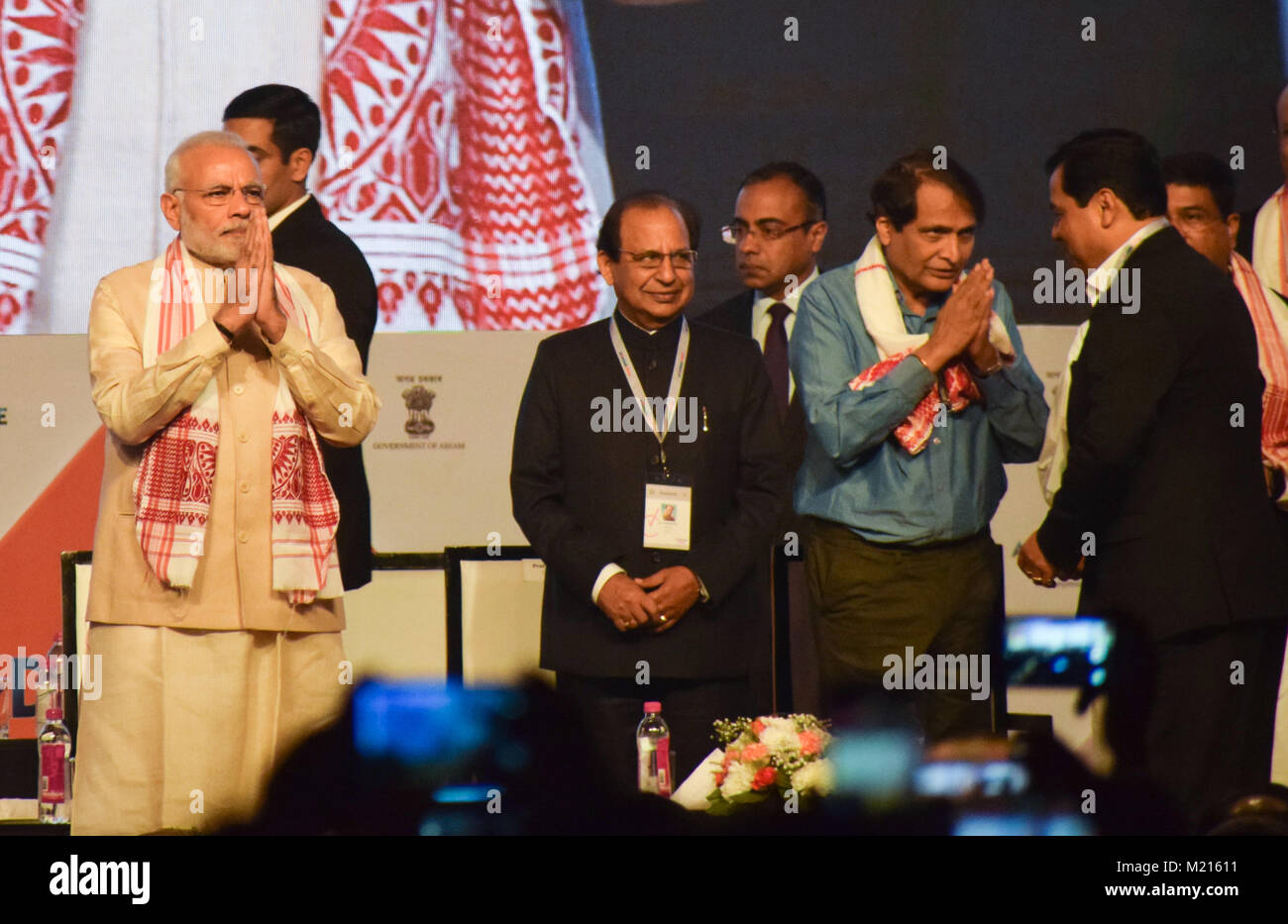 Prime Minister of India Narendra Modi during Advantage Assam. Photo ...