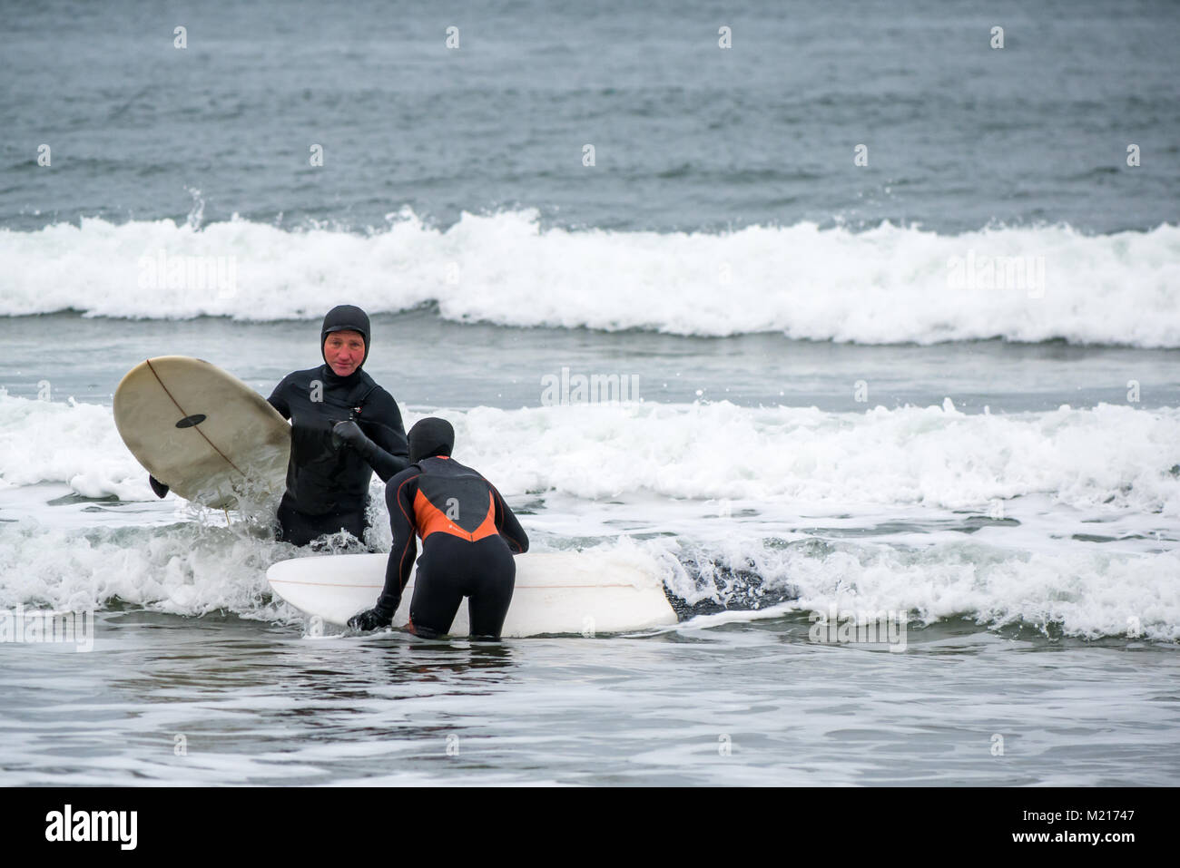 Sandend surf hi-res stock photography and images - Alamy