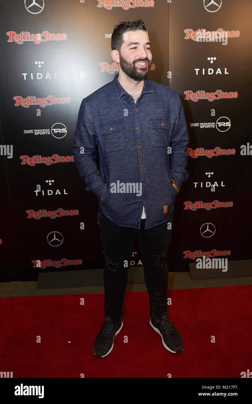 Minneapolis, USA, 3 Feb 2018. Danny Davis poses at the Rolling Stone ...