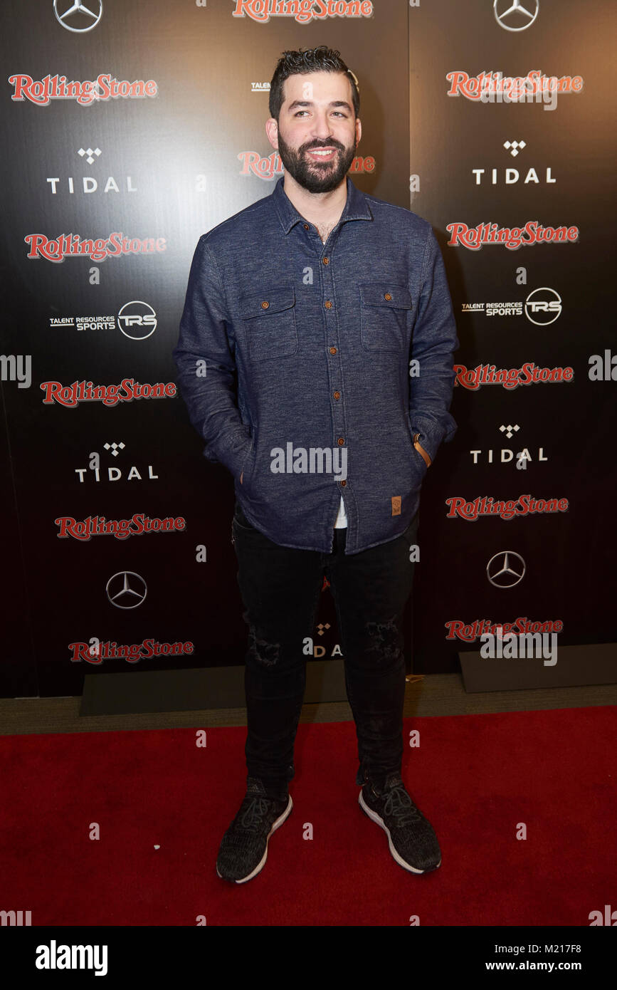 Minneapolis, USA, 3 Feb 2018. Danny Davis poses at the Rolling Stone ...