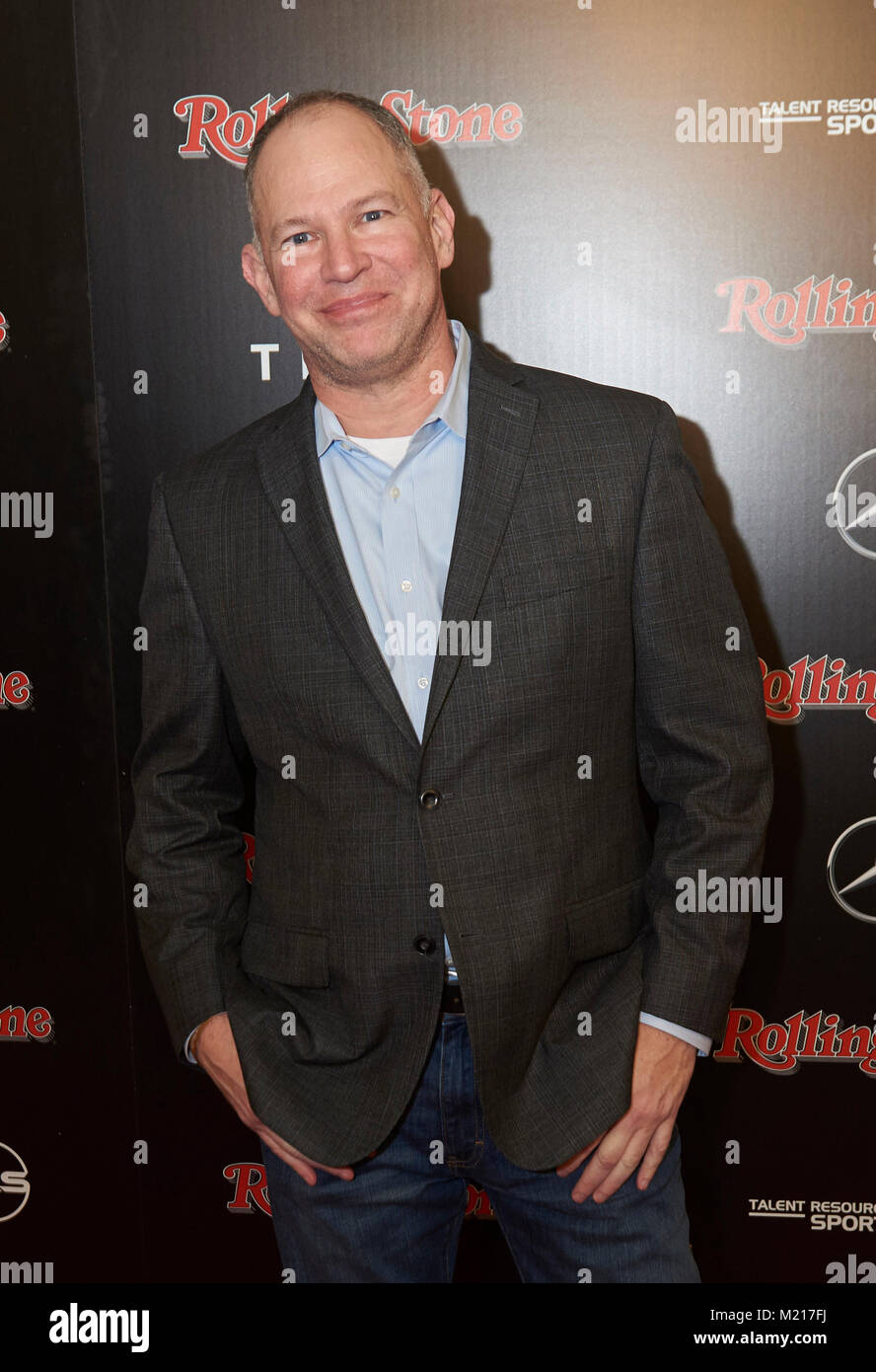 Minneapolis, USA, 3 Feb 2018. Matthew Berry of ESPN poses at the ...