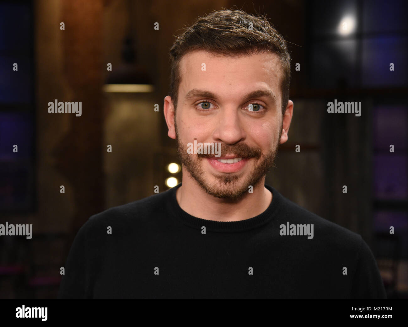 Cologne, Germany. 2nd Feb, 2018. Actor Edin Hasanovic appears on the ...