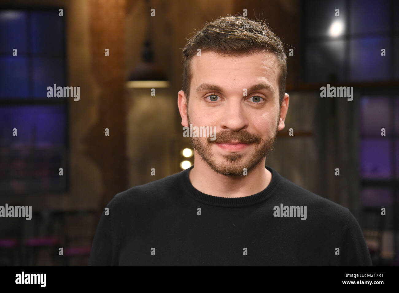 Cologne, Germany. 2nd Feb, 2018. Actor Edin Hasanovic appears on the ...