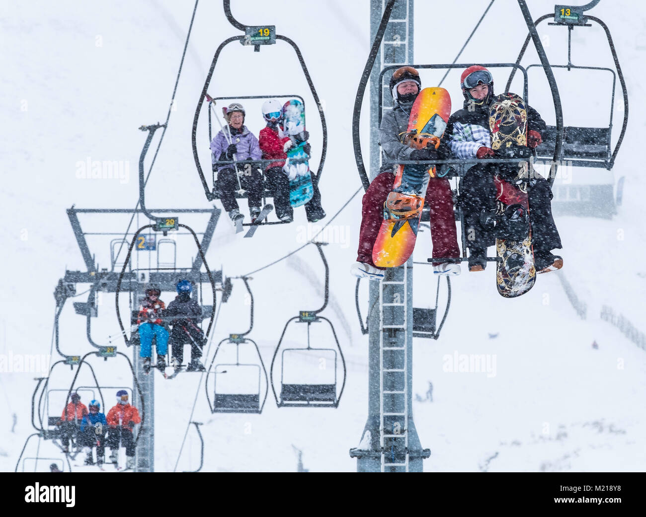 Gklenshee skiing hi-res stock photography and images - Alamy