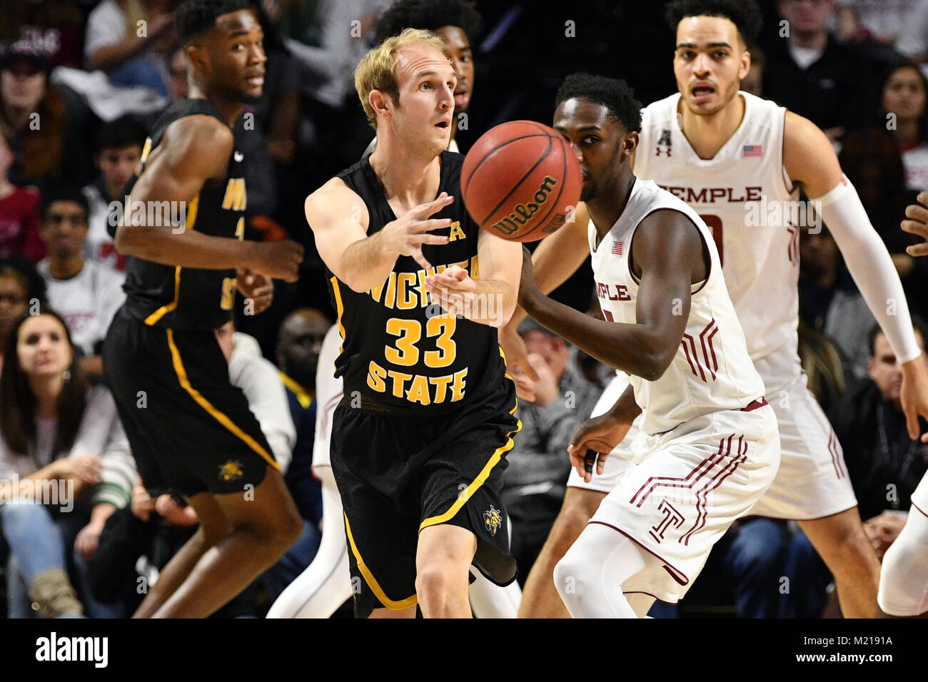 Philadelphia, Pennsylvania, USA. 1st Feb, 2018. Wichita State Shockers ...