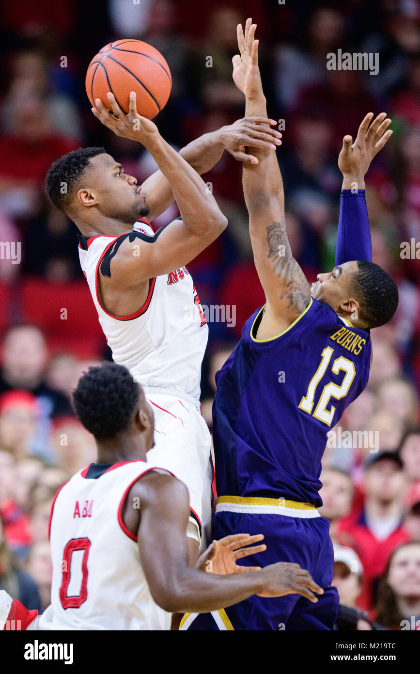 North Carolina State Wolfpack guard Torin Dorn (2) during the NCAA ...
