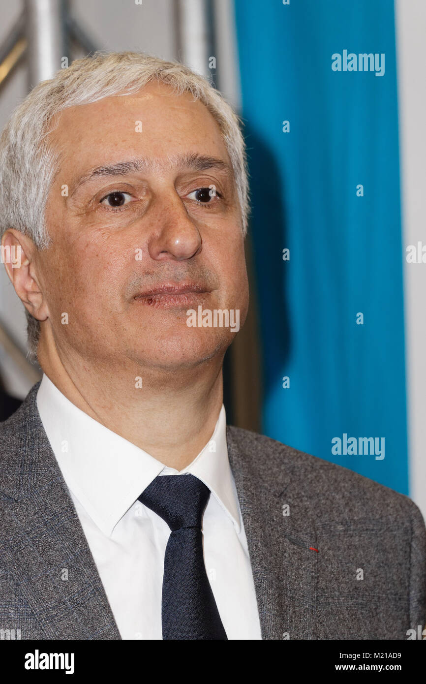 Paris, France. 2nd Feb, 2018. Stéphane Layani, CEO Marché International ...