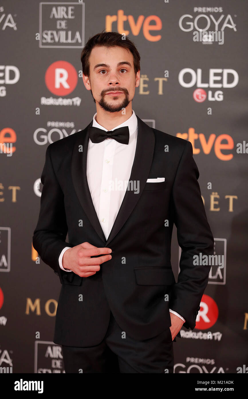 Actor Ferran Vilajosana at photocall during the 32th annual Goya Film ...