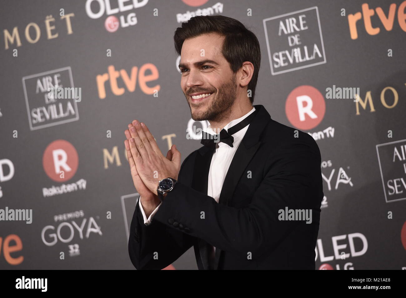 Actor Marc Clotet at photocall during the 32th annual Goya Film Awards ...
