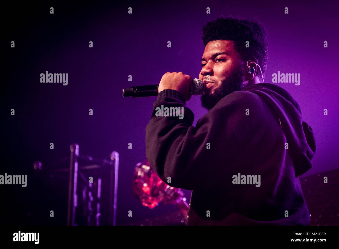 Denmark, Copenhagen - February 03, 2018. The American singer and ...
