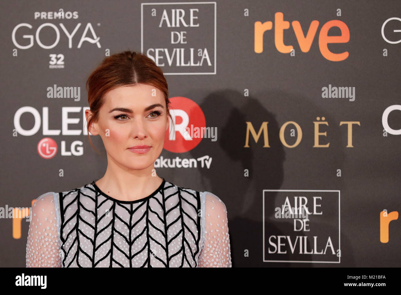 Actress Marta Nieto at photocall during the 32th annual Goya Film ...