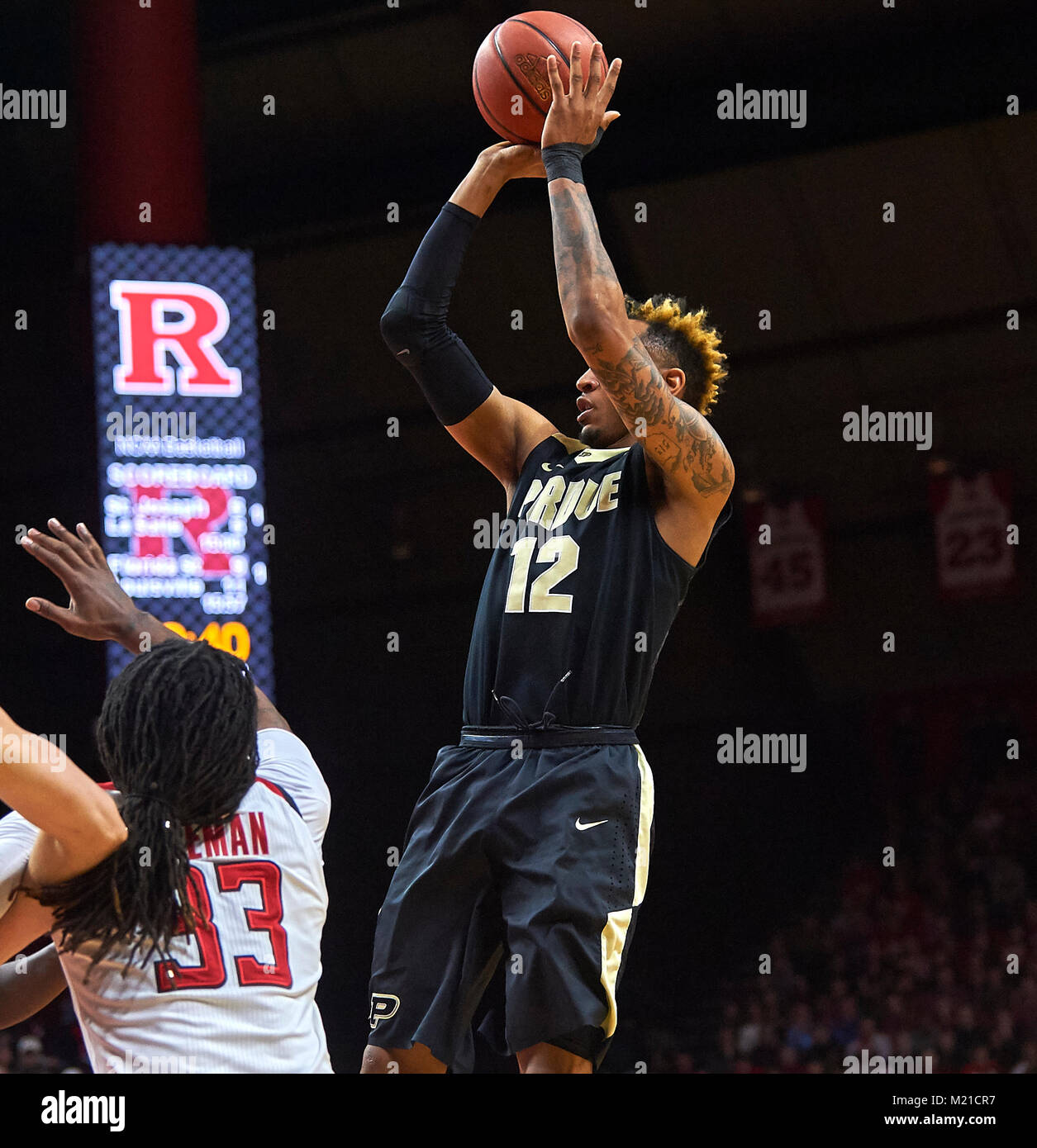 Piscataway, New Jersey, USA. 3rd Feb, 2018. Purdue Boilermakers forward ...