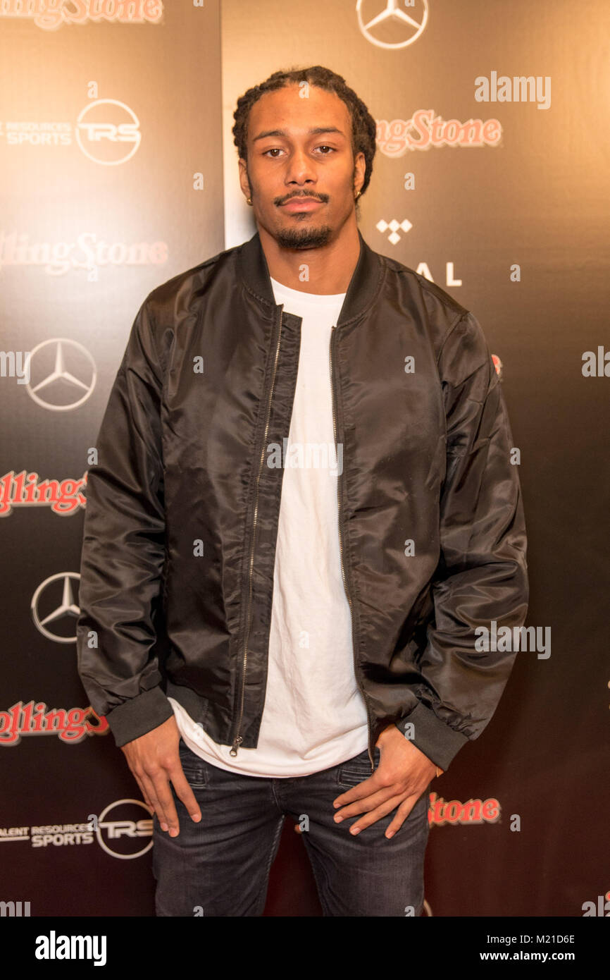 Minneapolis, Minnesota, USA. 2nd Feb, 2018. NFL athlete TRAE WAYNES ...