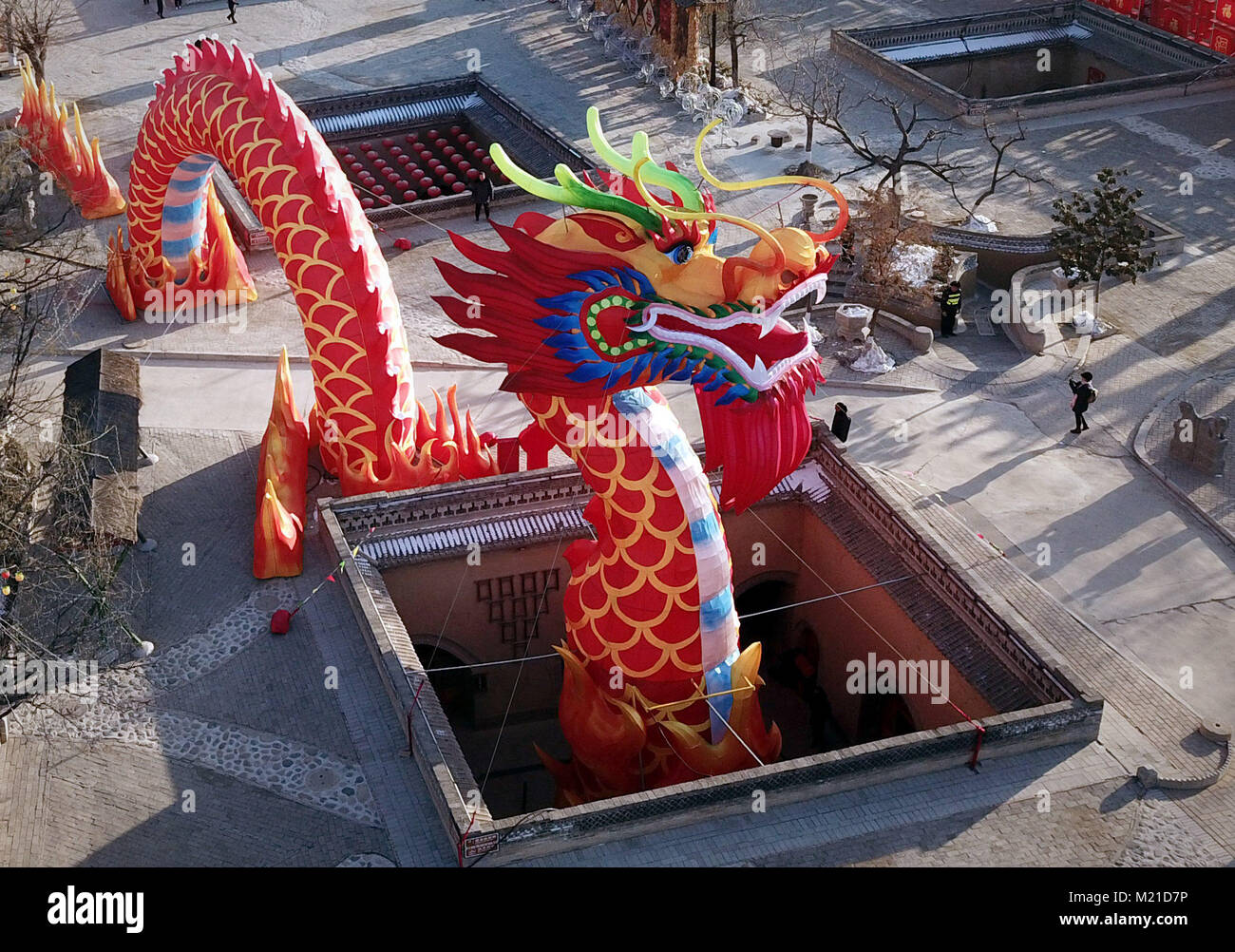 Sanmenxia. 3rd Feb, 2018. Photo taken on Feb. 3, 2018 shows underground ...