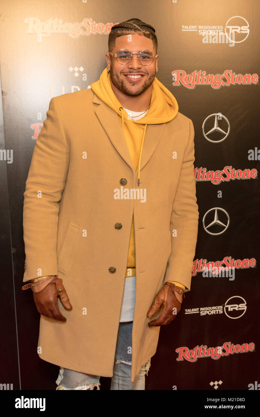 Minneapolis, Minnesota, USA. 2nd Feb, 2018. NFL wide receiver ISAAC ...