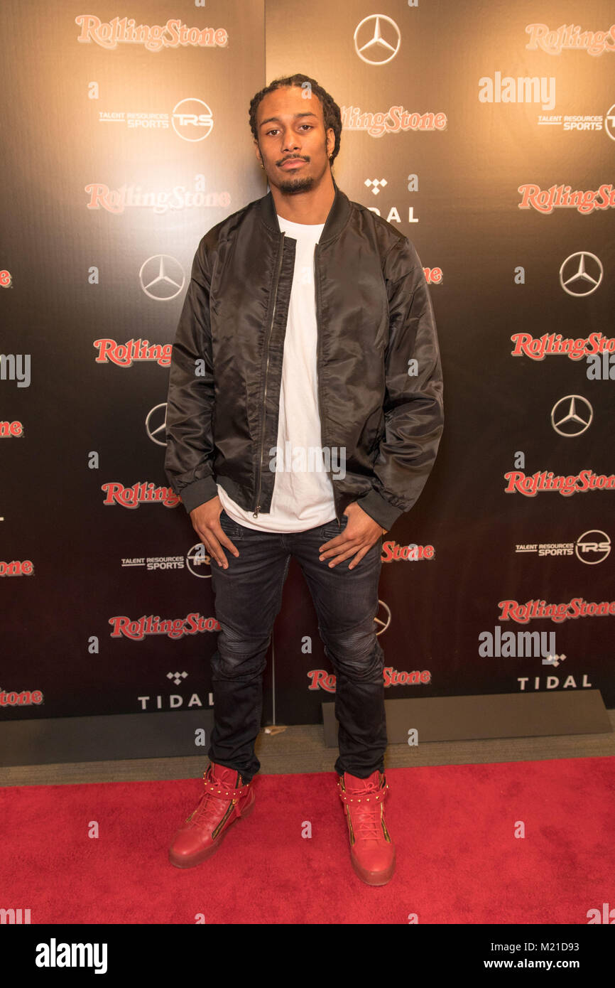 Minneapolis, Minnesota, USA. 2nd Feb, 2018. NFL athlete TRAE WAYNES ...