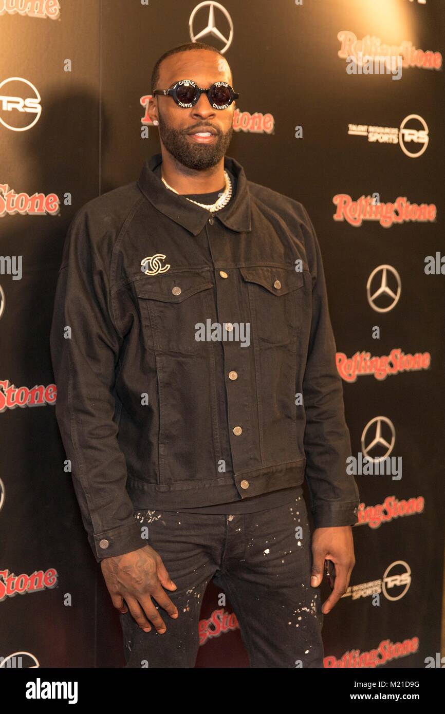 Minneapolis, Minnesota, USA. 2nd Feb, 2018. NBA star SHABAZZ MUHAMMAD ...