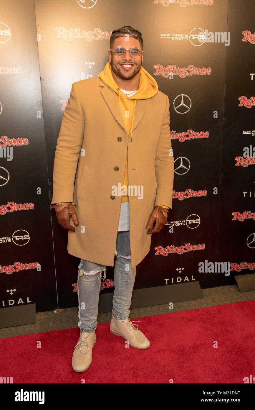 Minneapolis, Minnesota, USA. 2nd Feb, 2018. NFL wide receiver ISAAC ...