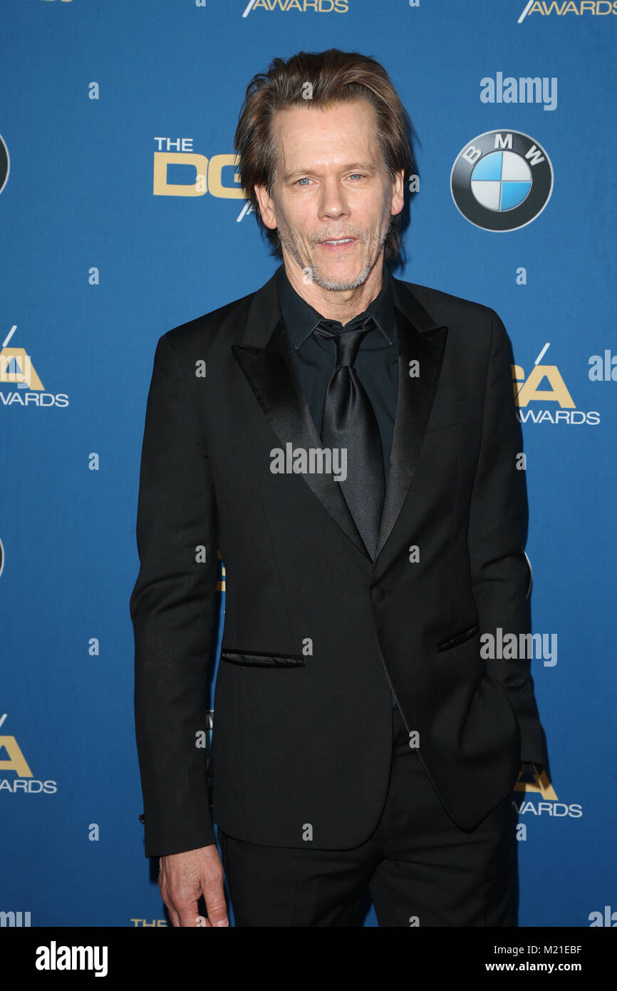 Beverly Hills, Ca. 3rd Feb, 2018. Kevin Bacon at the 70th Annual DGA ...