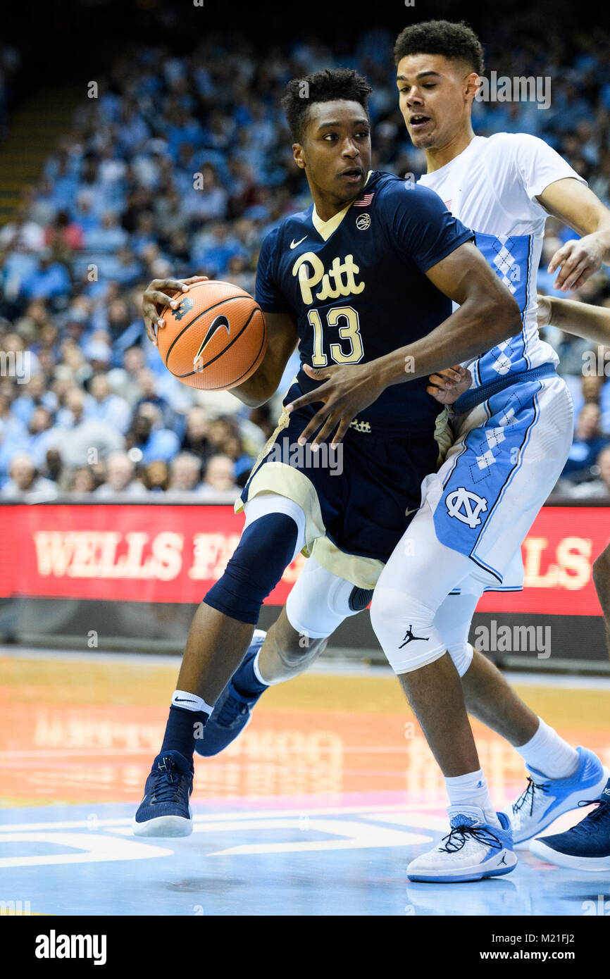 Pittsburgh Panthers guard Khameron Davis (13) during the NCAA College ...