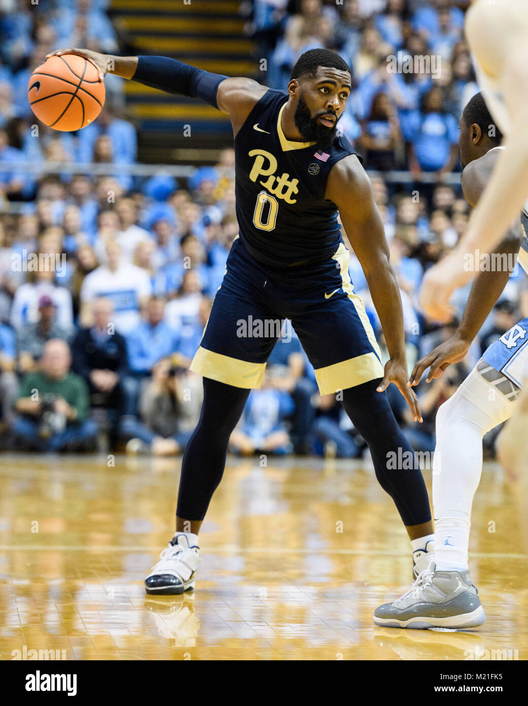 Pittsburgh Panthers guard Jared Wilson-Frame (0) during the NCAA ...