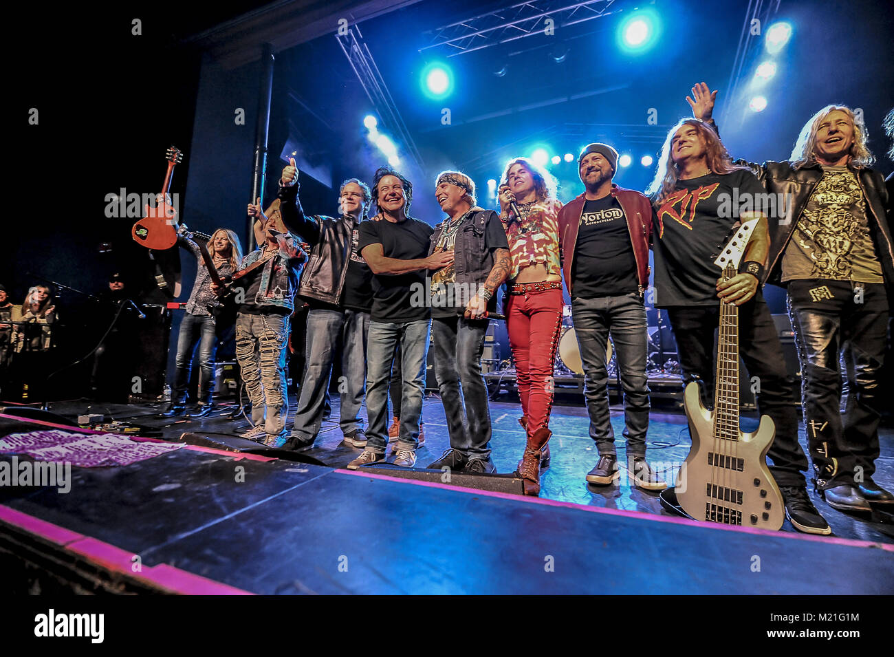 Santa Ana, CA, USA. 27th Jan, 2018. All Star Performers at RMR - Ronnie ...