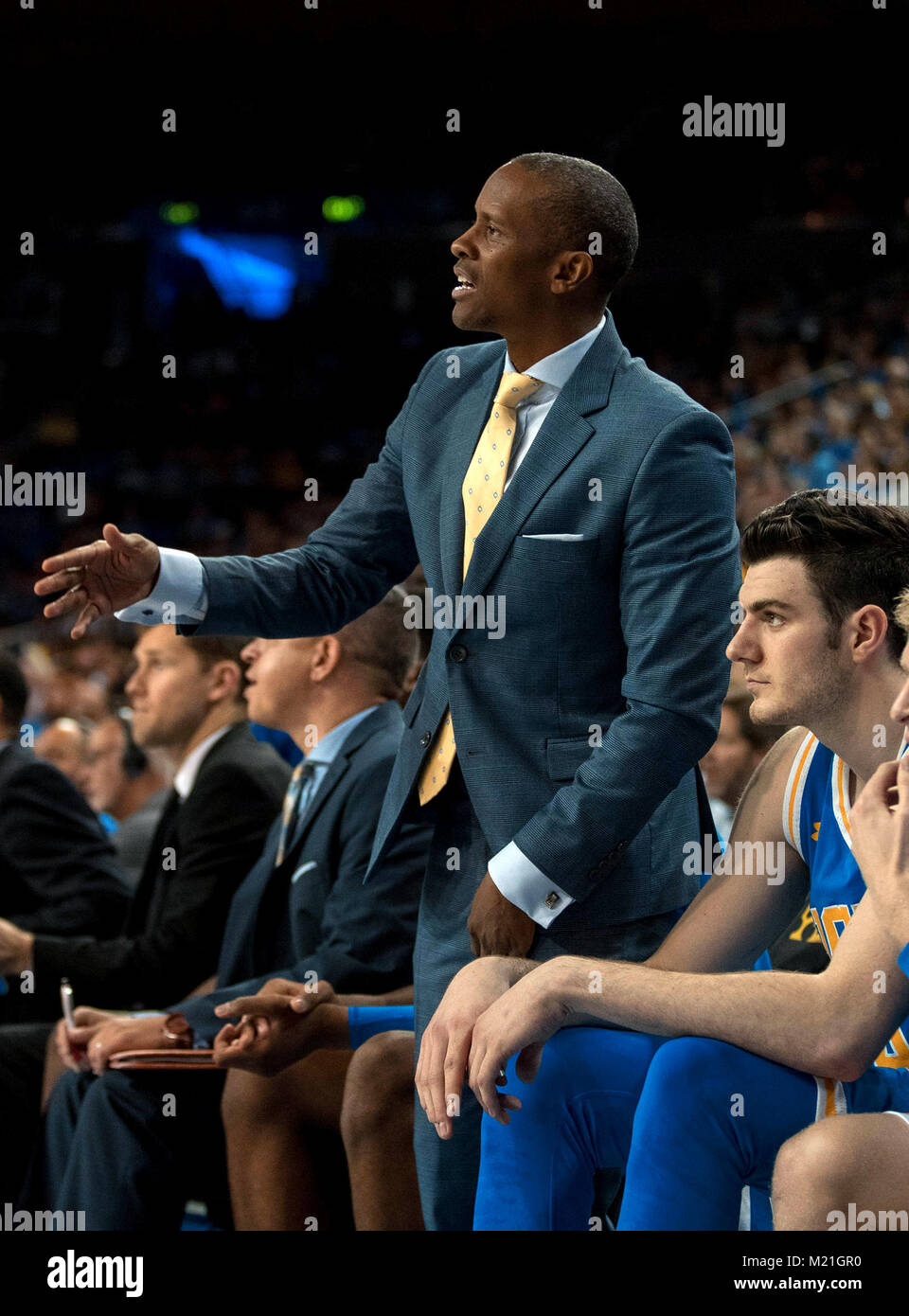 Los Angeles, CA, USA. 03rd Feb, 2018. UCLA assistant coach Tyus Edney ...