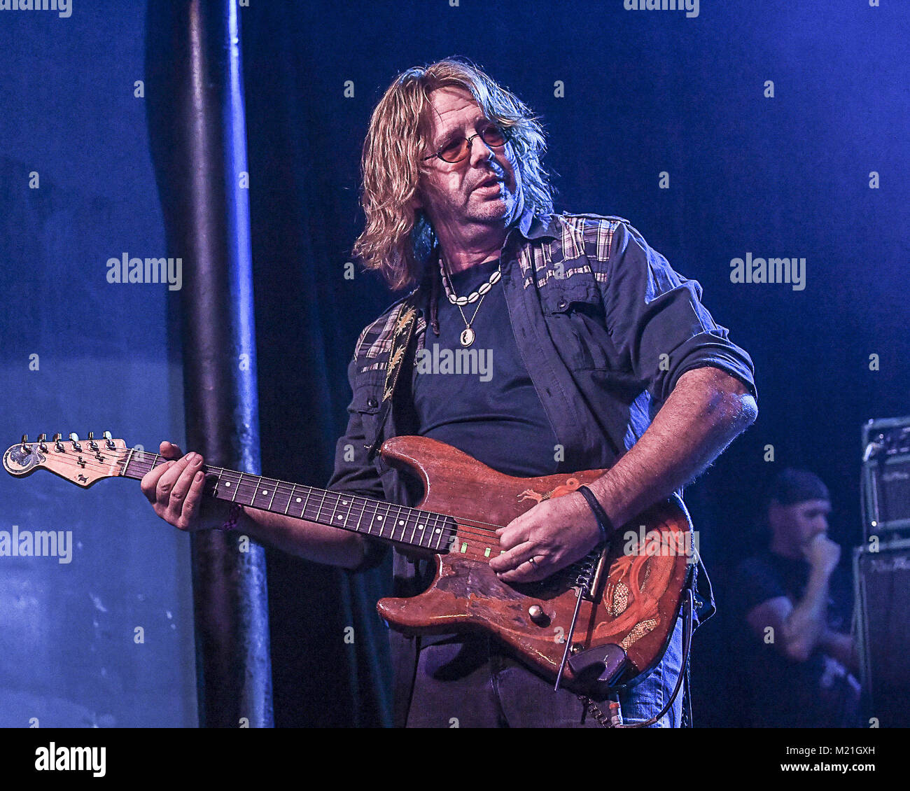 Santa Ana, CA, USA. 27th Jan, 2018. Mark Bonilla performs at RMR ...