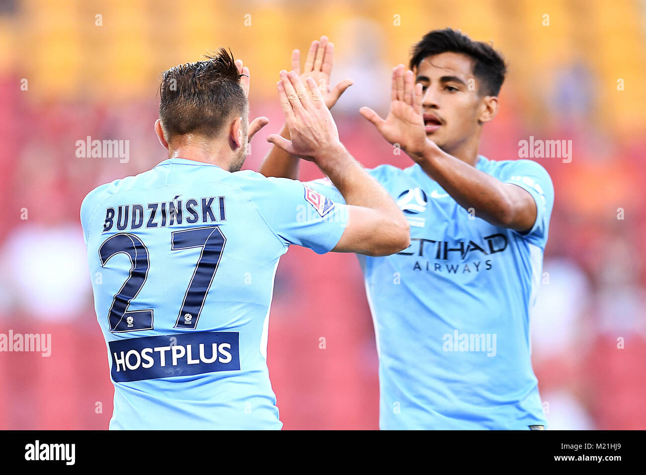 Brisbane, QUEENSLAND, AUSTRALIA. 4th Feb, 2018. MARCIN BUDZINSKI (#27 ...