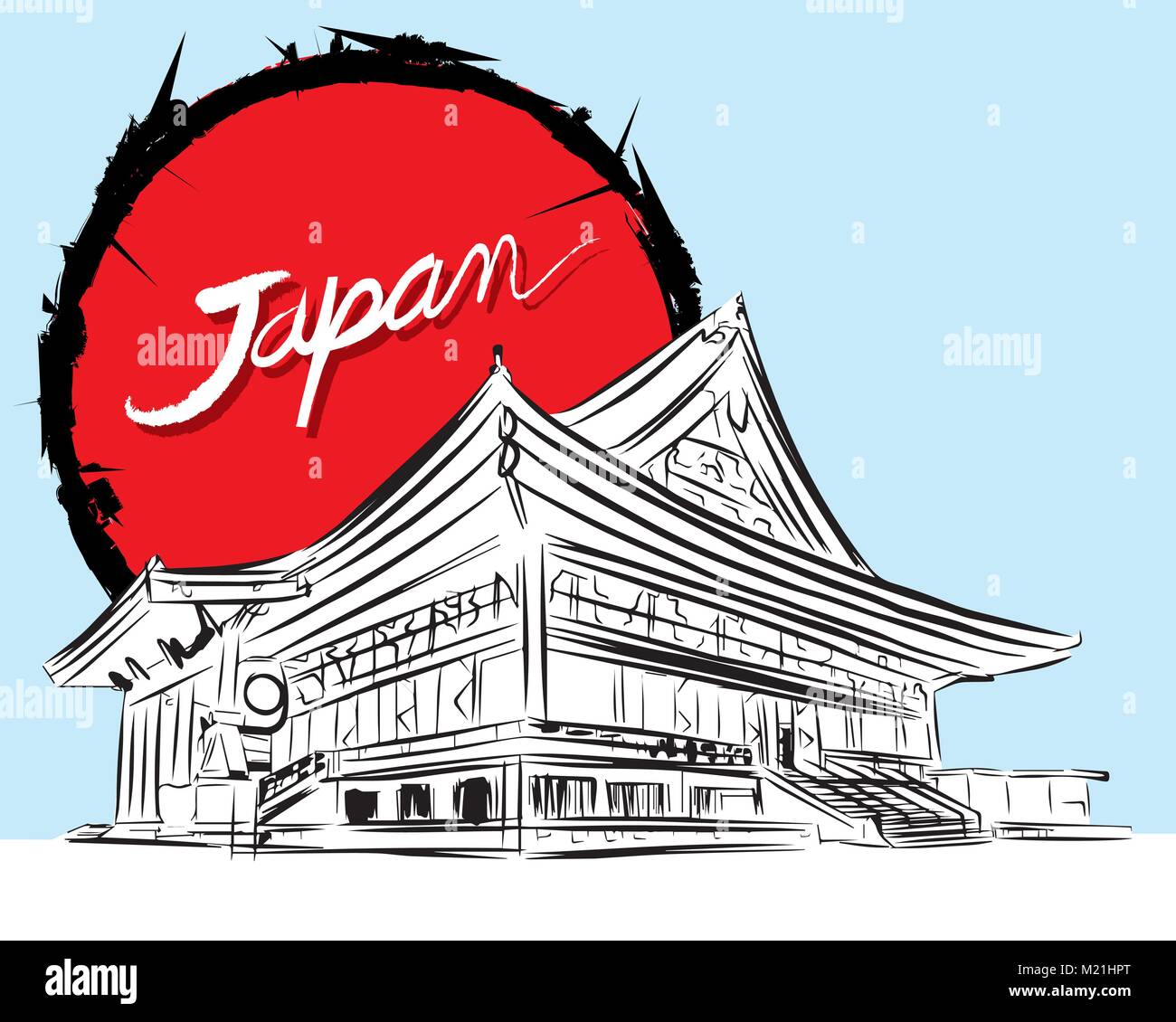 Sensoji temple asakusa japan Stock Vector Images - Alamy