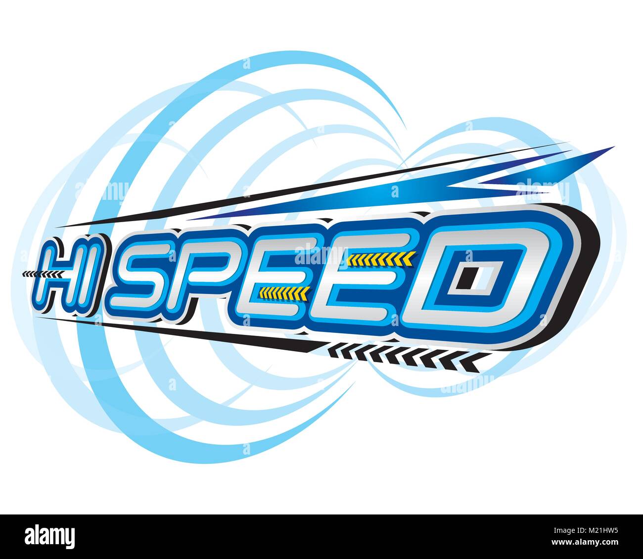 Hi Speed Concept vector Stock Vector Image & Art - Alamy