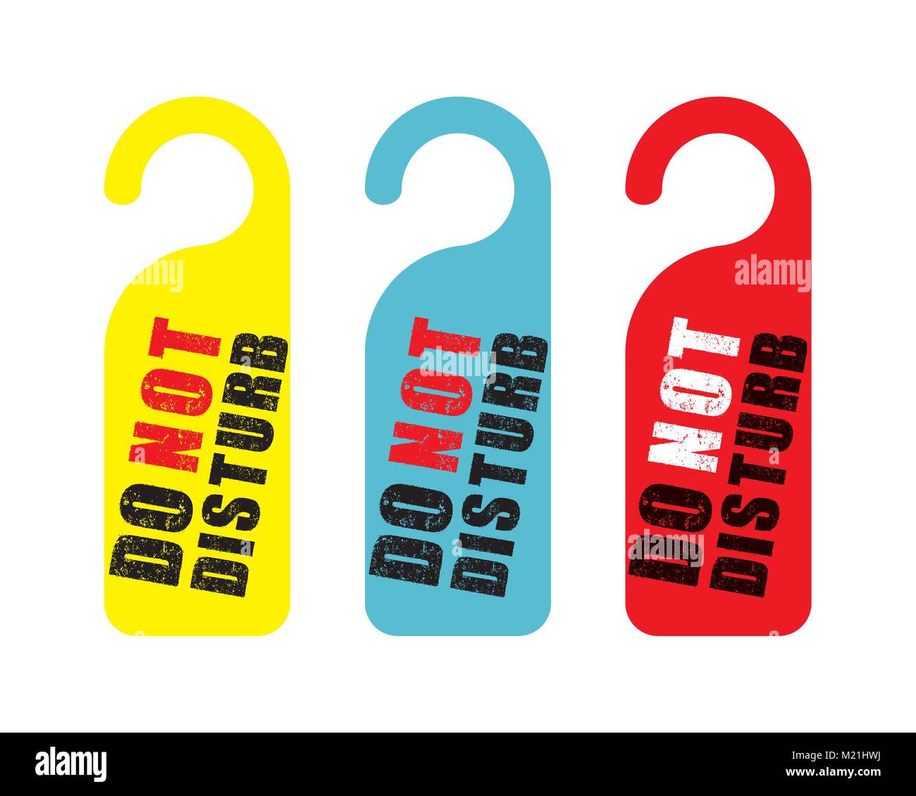 hanger sign do not disturb concept vector Stock Vector Image & Art - Alamy