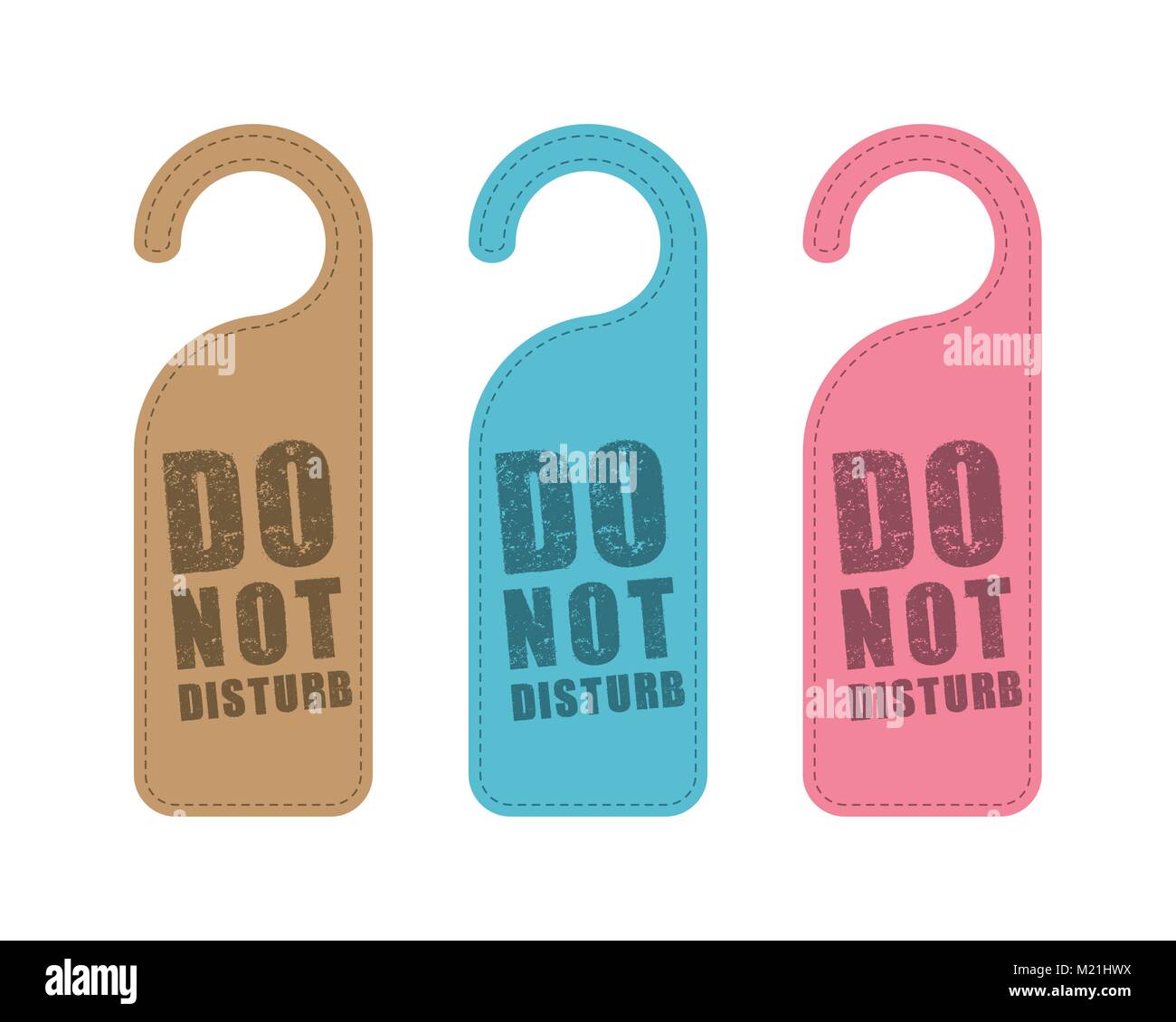 hanger sign do not disturb concept vector Stock Vector Image & Art - Alamy