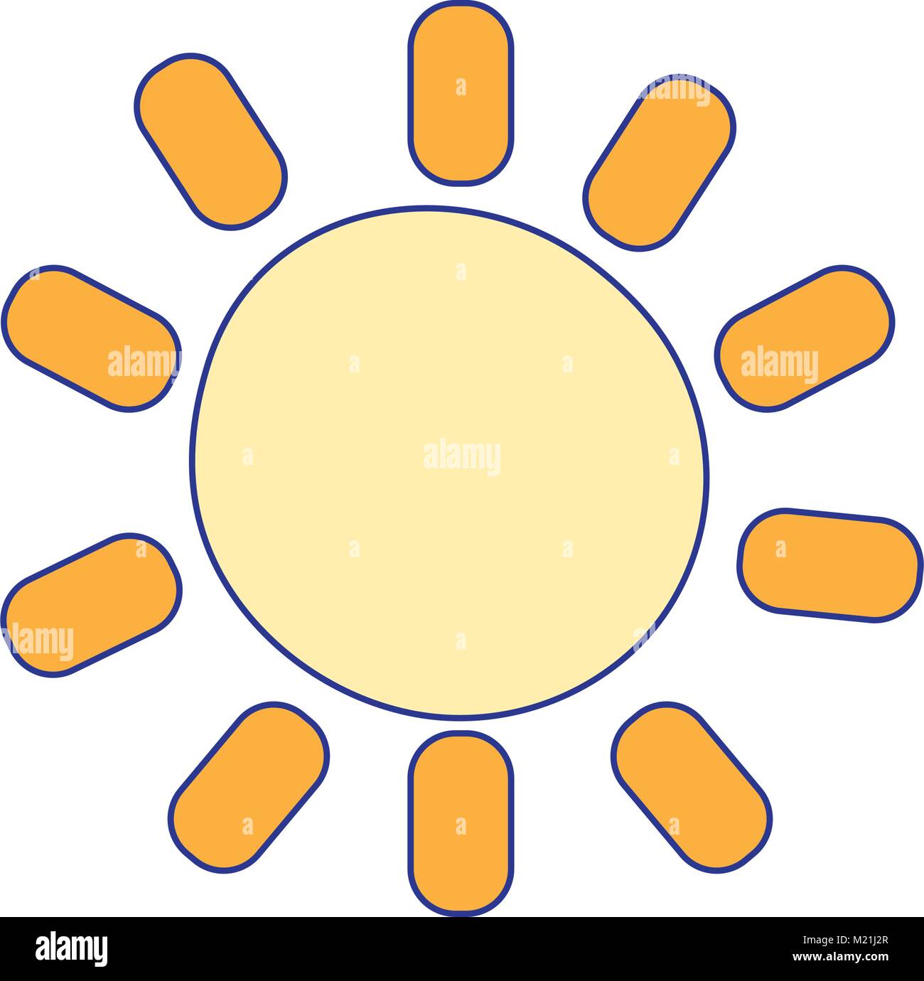 Color full sunset Stock Vector Images - Alamy