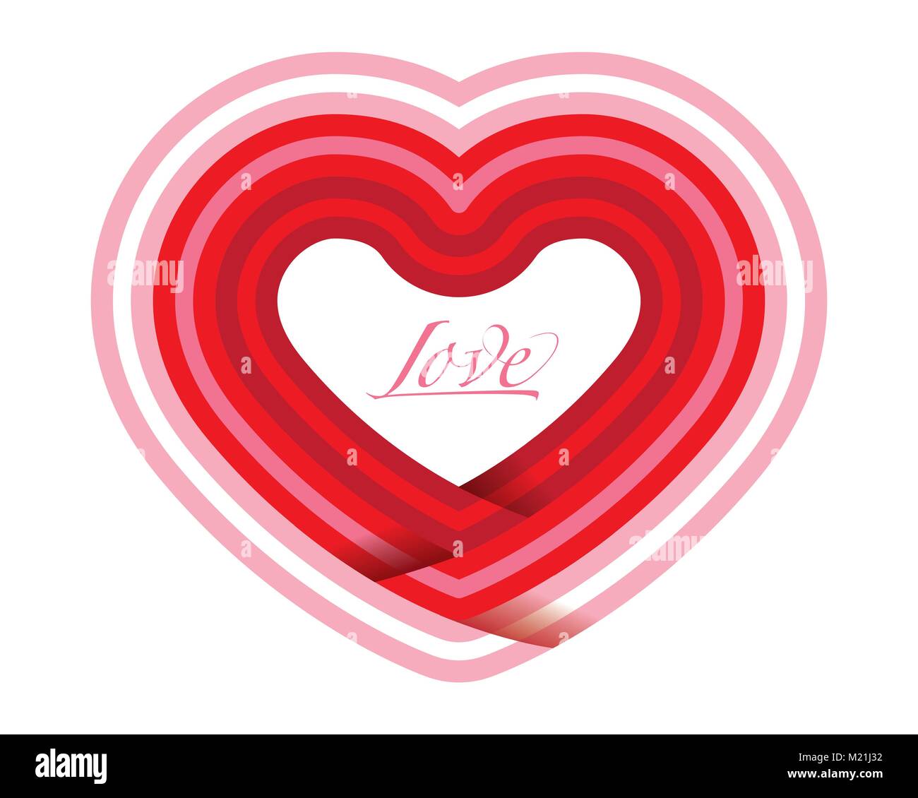 Love Heart Vector illustration for your design Stock Vector Image & Art ...