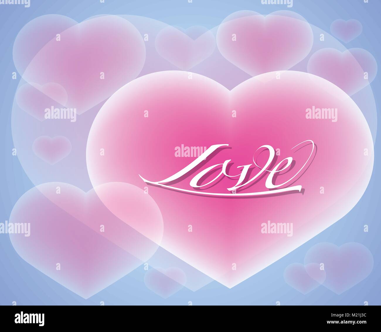 Love Heart Vector illustration for your design Stock Vector Image & Art ...